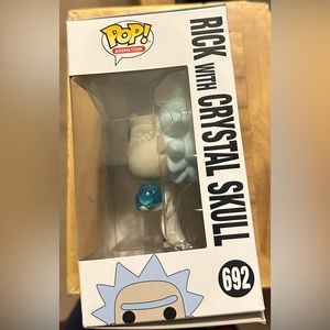 Funko | Toys | Nwt Funko Pop Rick And Morty Rick With Crystal Skull ...
